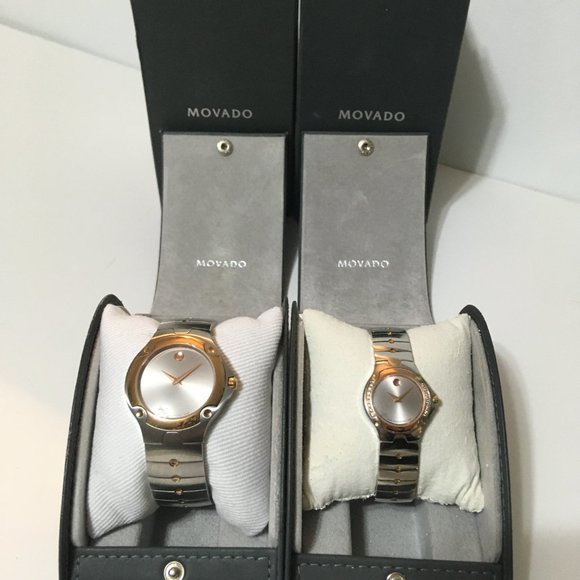 Movado | Accessories | Movado Museum Sport Se Rare His Hers Set Diamond ...